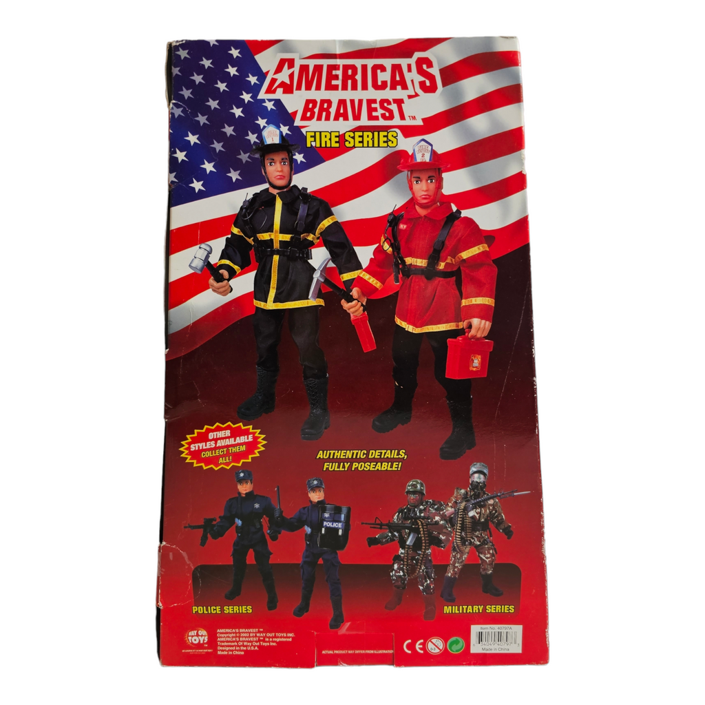 2002 America's Bravest Fire Firefighter Action Figure – 1st Due ...